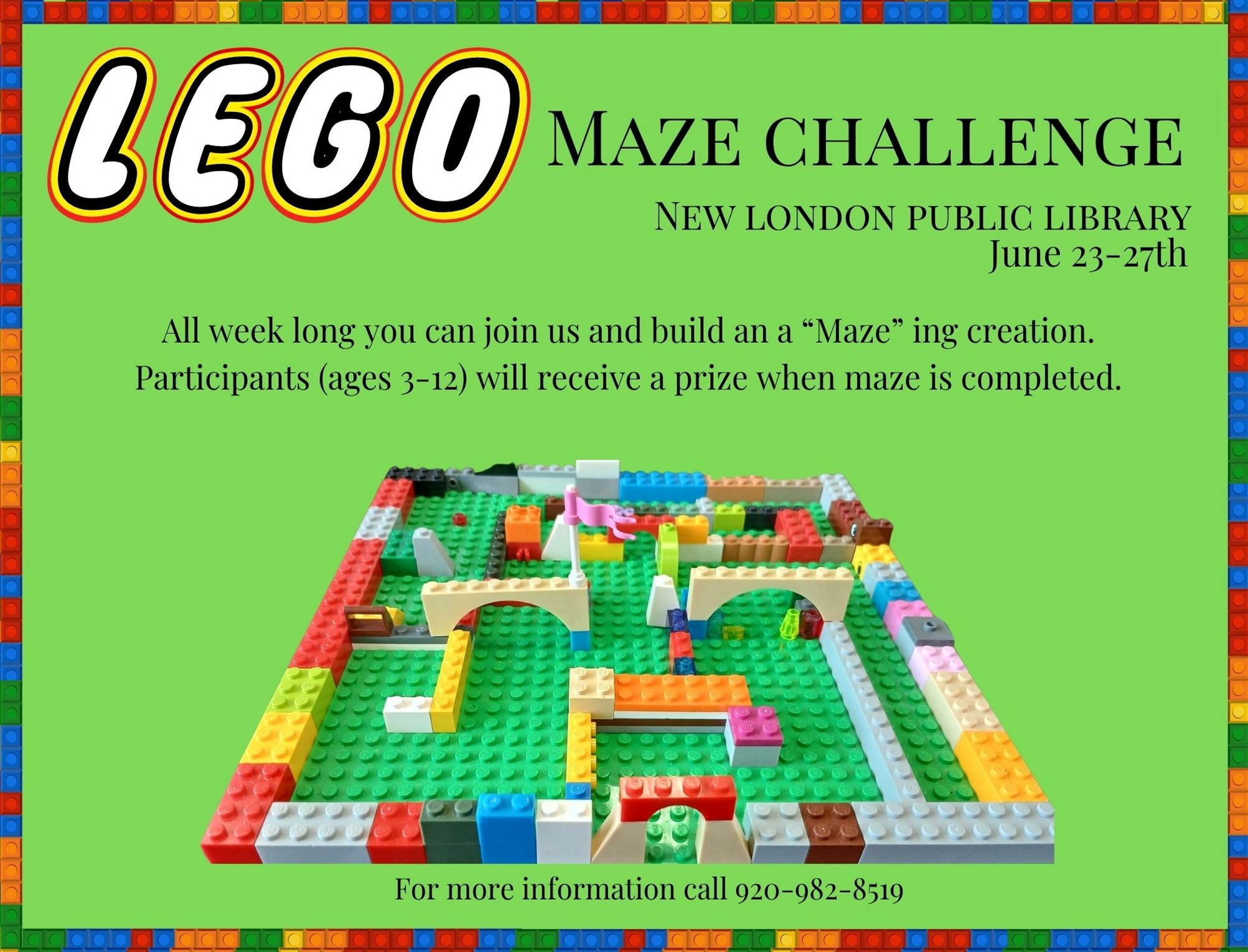 Lego Maze Challenge – New London Public Library